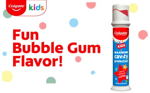 Colgate Kids Maximum Cavity Protection Pump Toothpaste - 4.4 oz 124g ...