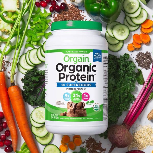 Orgain Organic Protein and Superfoods Plant Based Powder, Creamy Choco ...