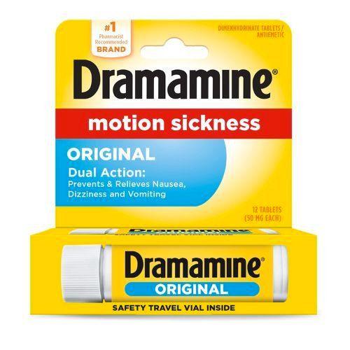 Dramamine Motion Sickness Relief Original Formula | 12 Tablets – FINN USA