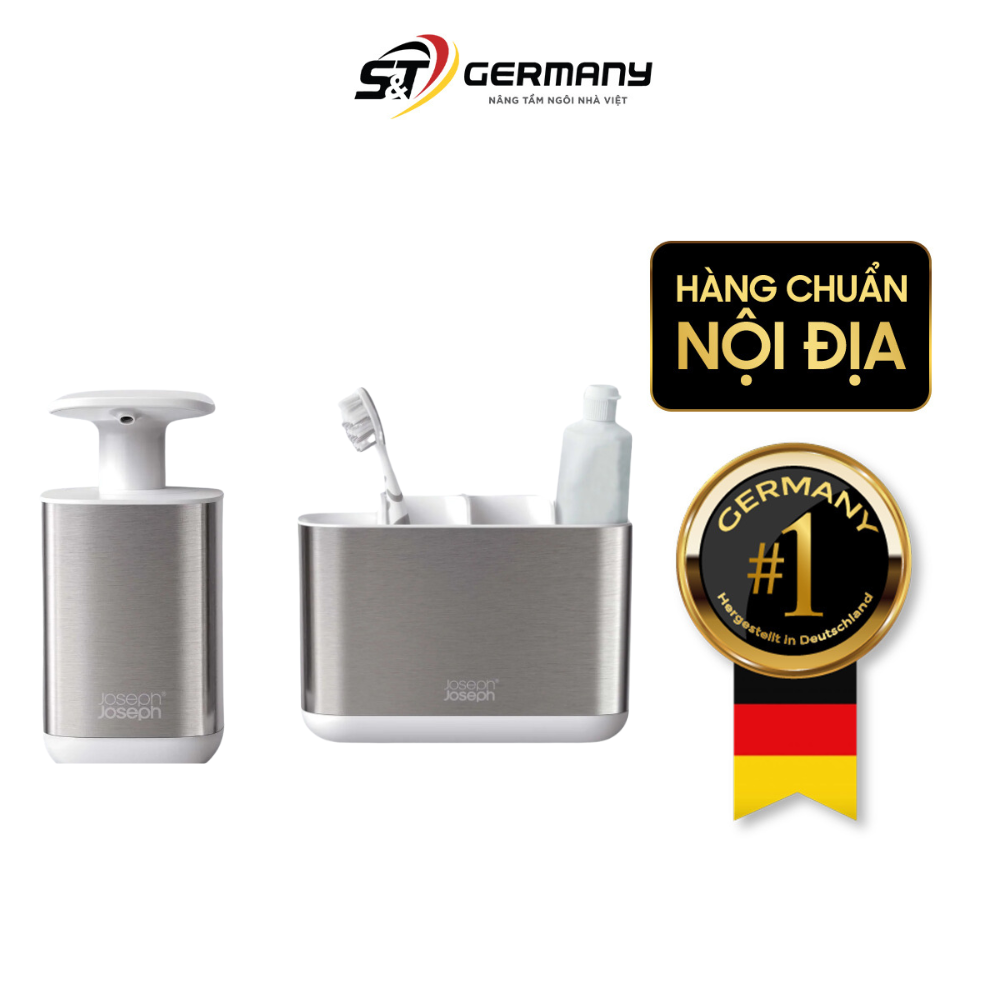 Bình đựng nước rửa tay và giá để bàn chải Joseph 70551 - Germany S&T