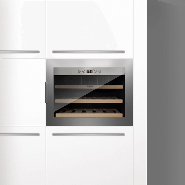 Tủ rượu CASO WineSafe 18 EB inox - Germany S&T