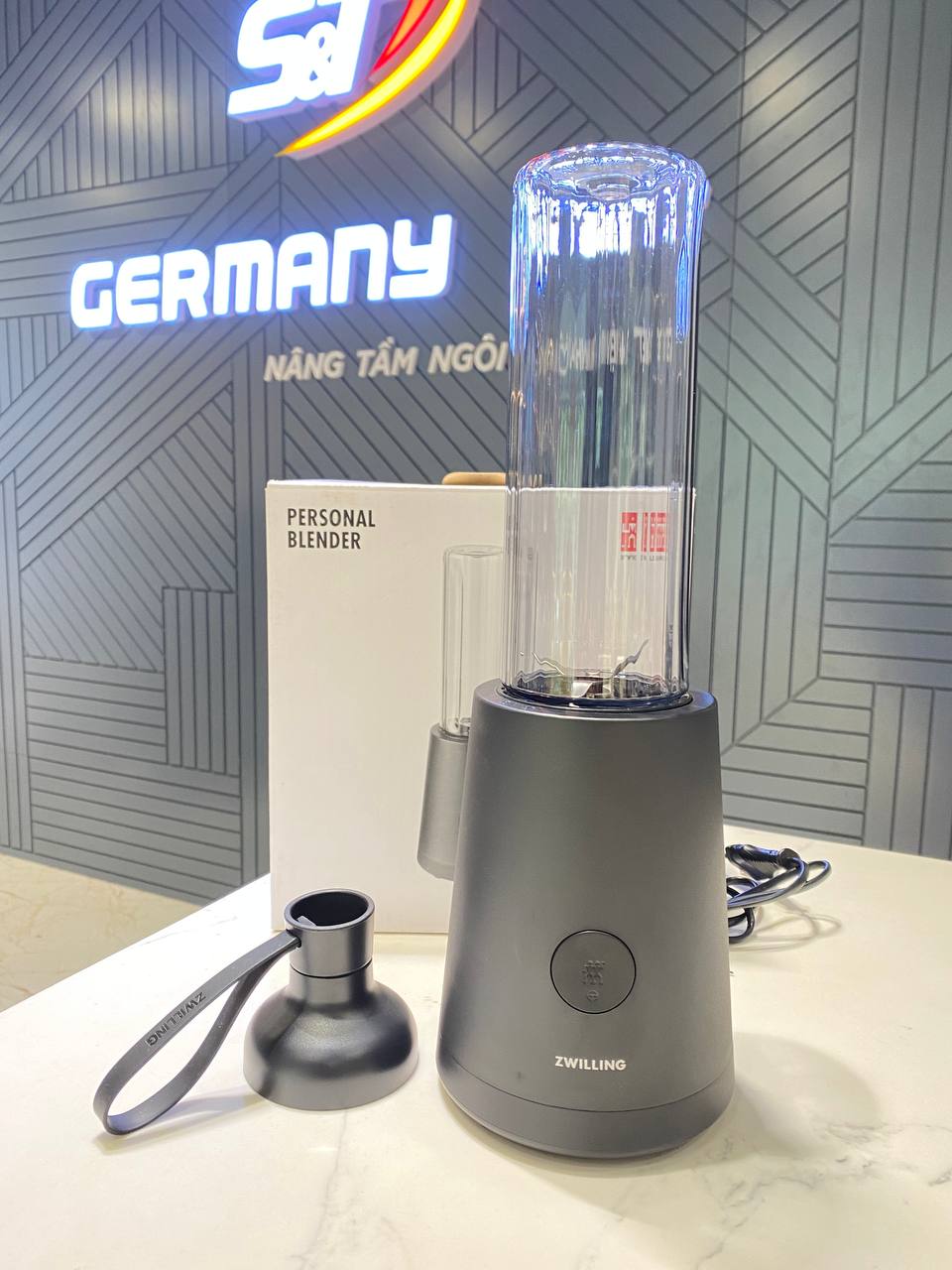 Giá máy xay sinh tố ZWILLING mini màu đen made in EU chính hãng