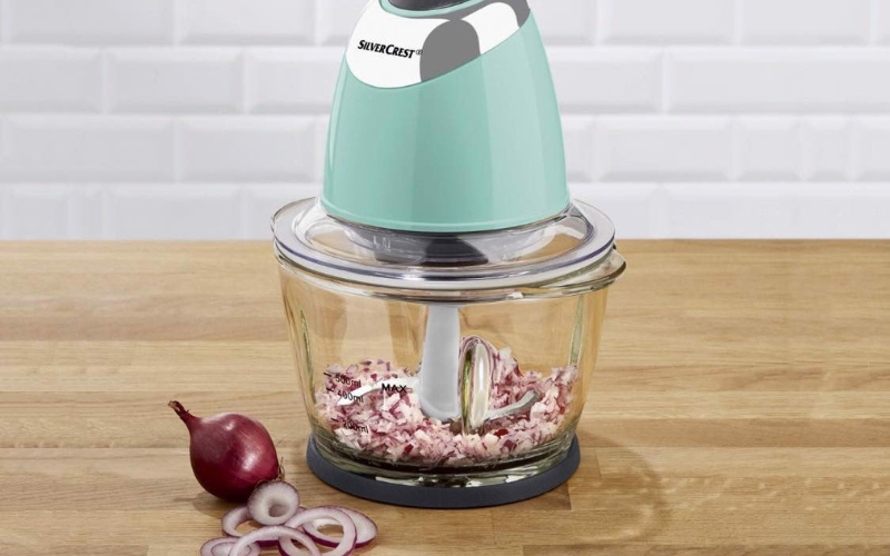 Máy xay thịt mini Silvercrest màu xanh nội địa Đức - Germany S&T