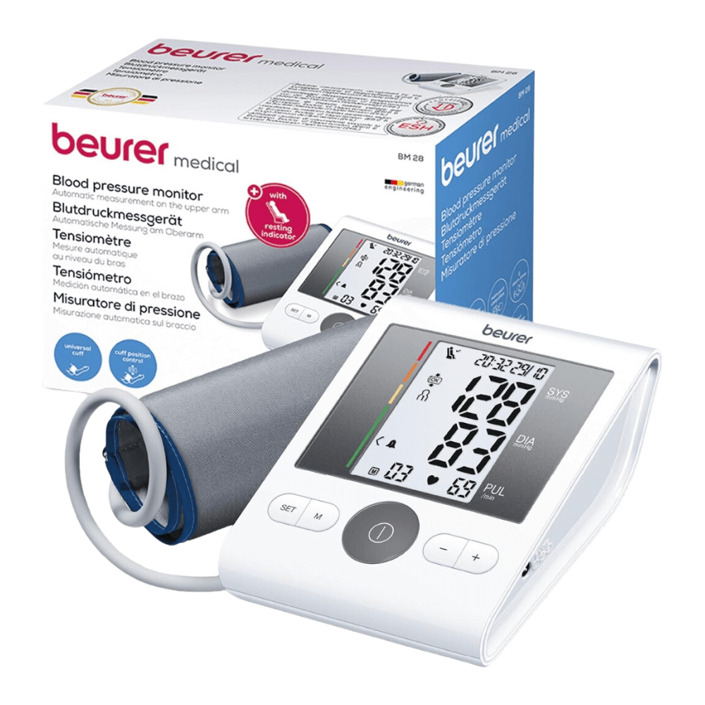 Máy đo huyết áp bắp tay có Adapter BEURER BM26 màu trắng
