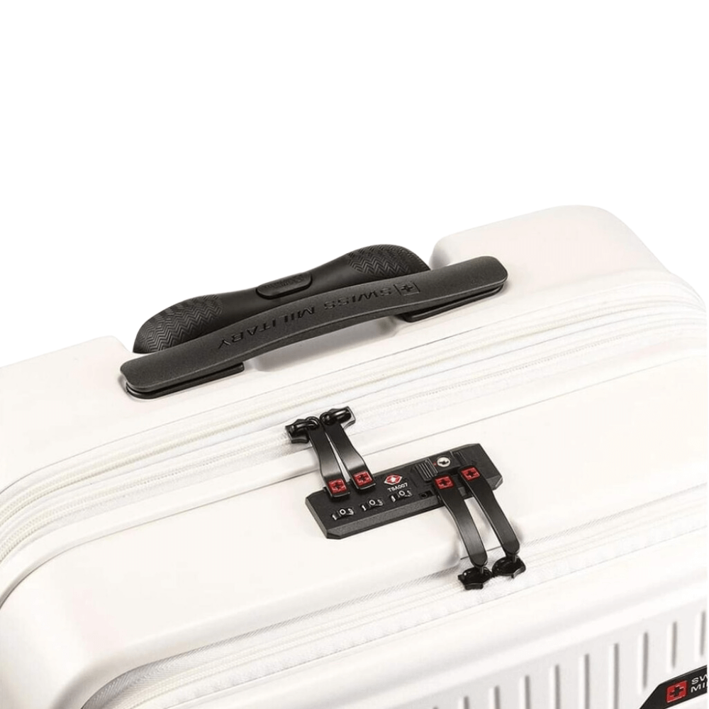 Valy Swiss Millitary Underseat xách tay mini 18" màu trắng