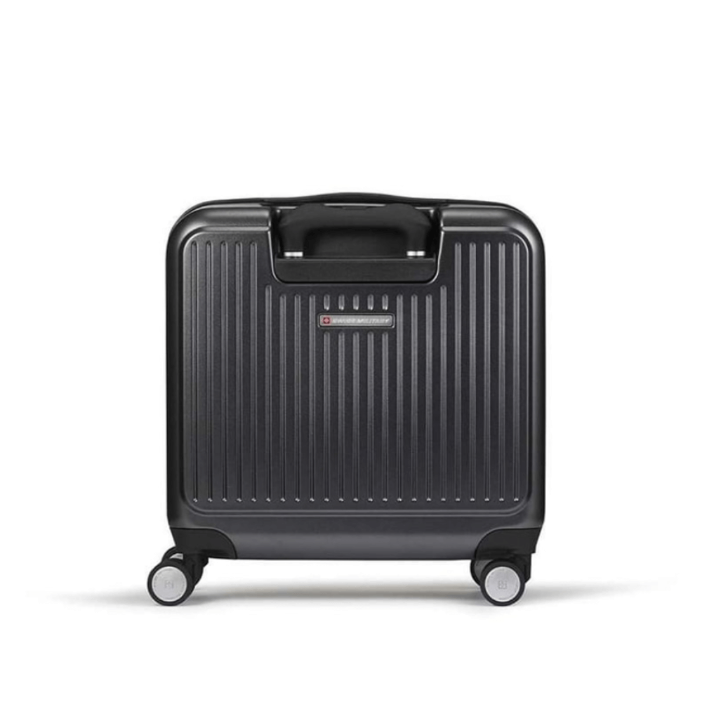 Valy Swiss Millitary Underseat xách tay mini 18" màu đen