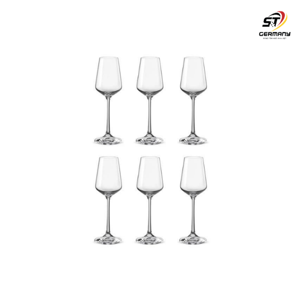 Bộ 6 ly vang Bohemia Sandra 350 ml - Germany S&T