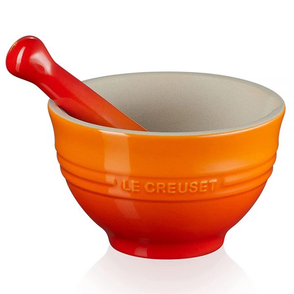 Bộ Chày Cối Lecreuset Mortar & Pestle Flame 300ml (màu cam) - Germany