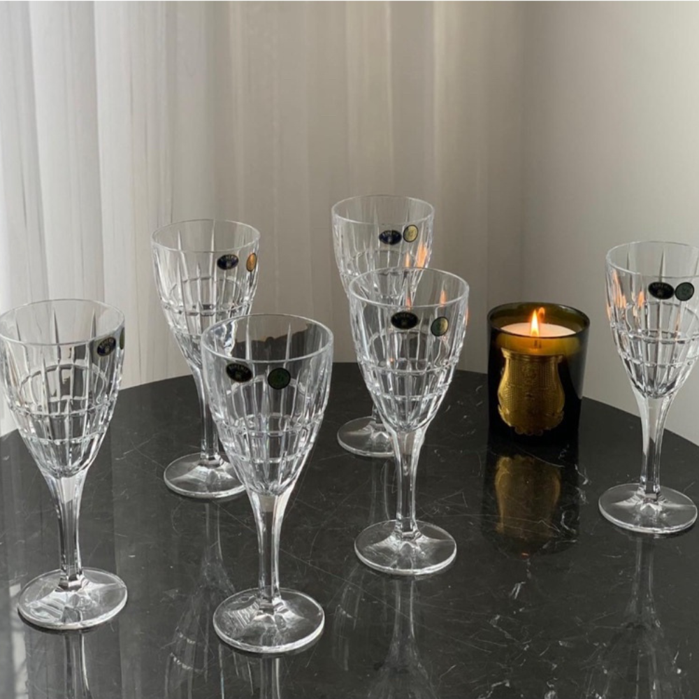 Bộ 6 ly vang đỏ pha lê Bohemia Dover 320ml - Germany S&T