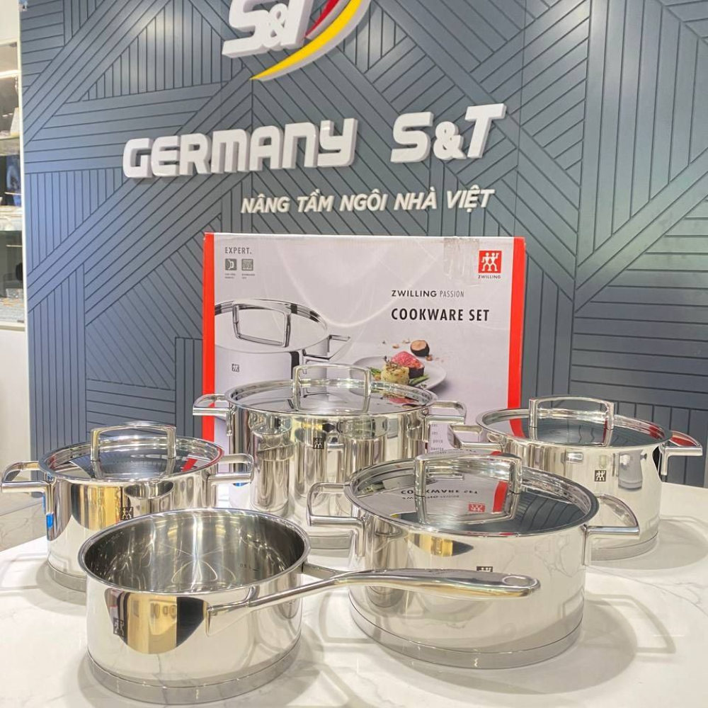 Bộ nồi Zwilling Passion 5 món made in Germany | GIÁ SALE ƯU ĐÃI
