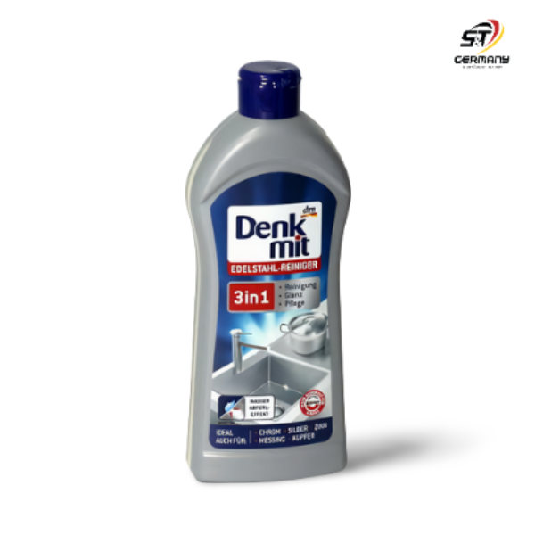 Chai tẩy rửa inox Denkmit 3in1 300ml màu xám - Germany S&T
