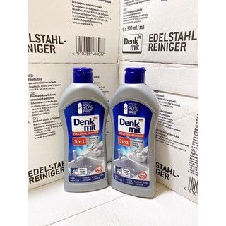 Chai tẩy rửa inox Denkmit 3in1 300ml màu xám - Germany S&T