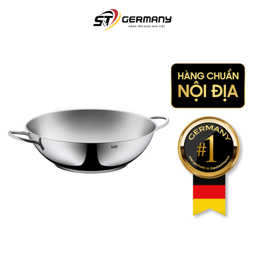 Chảo sâu lòng SILIT Wok 32cm - Germany S&T