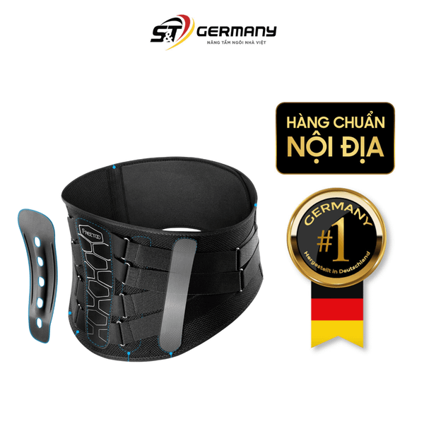 Đai hỗ trợ cột sống Freetoo 3D (S M L) màu đen