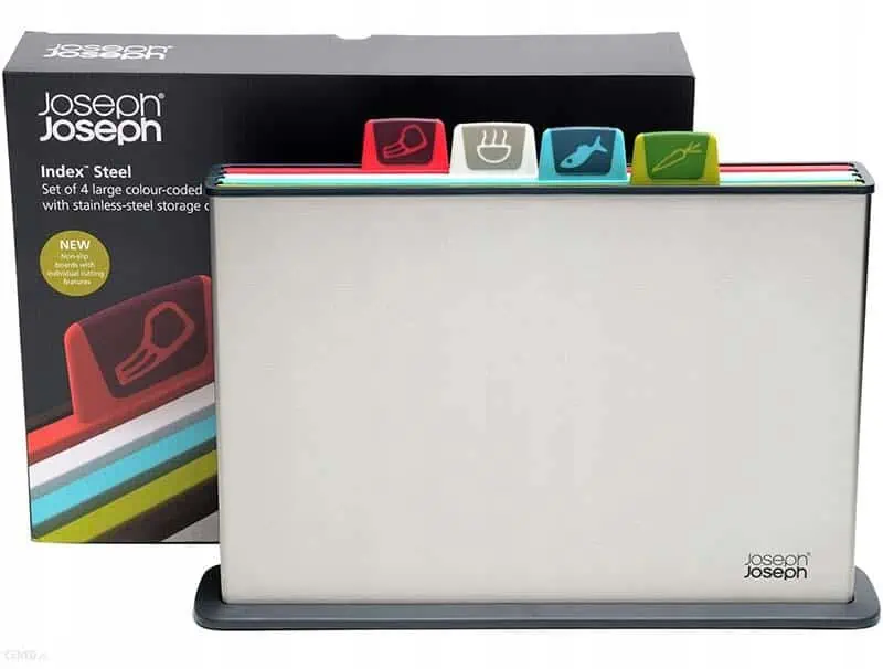 Bộ 4 thớt Joseph Joseph 60095 size XL vỏ inox - Germany S&T