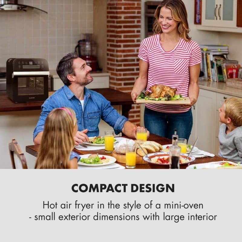 Nồi chiên không dầu Klarstein 12L màu đen - Germany S&T