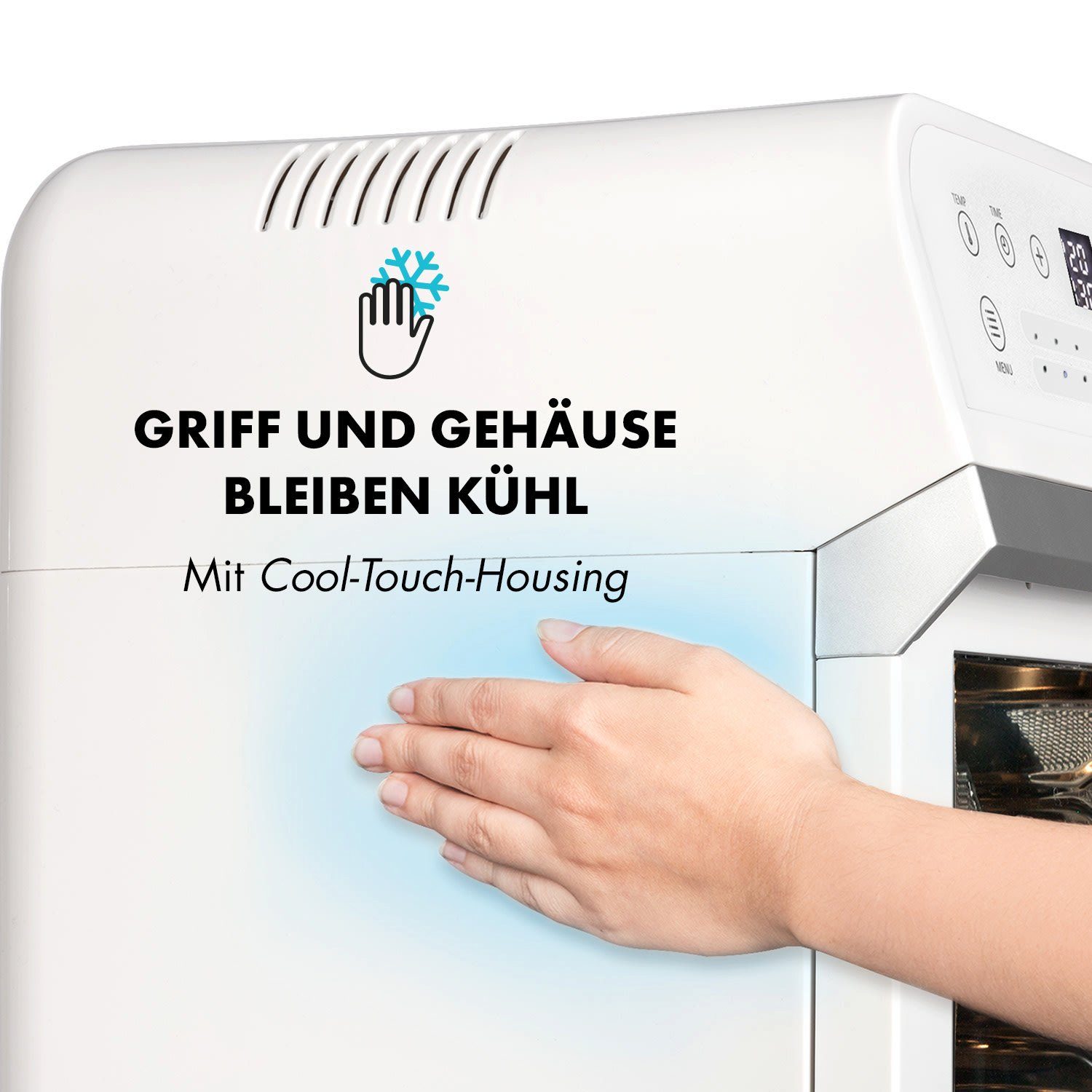 Nồi chiên không dầu Klarstein 12L màu trắng - Germany S&T