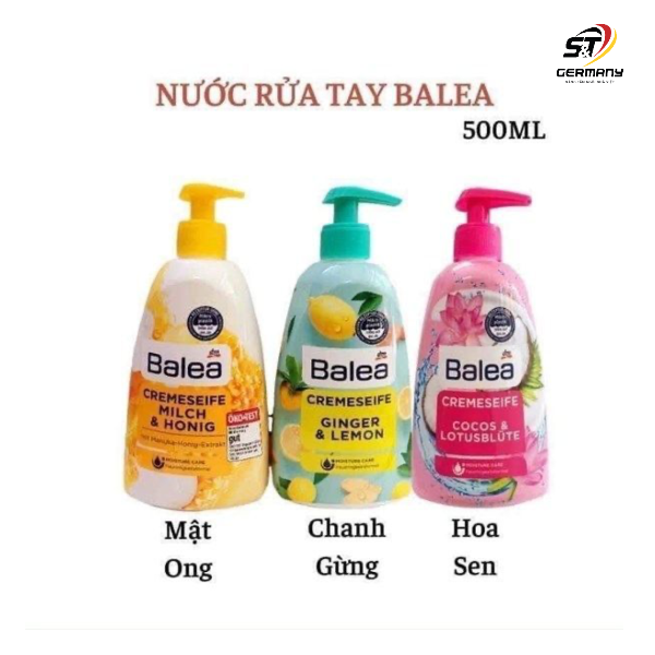 Nước rửa tay Balea 500ml không cồn - Germany S&T