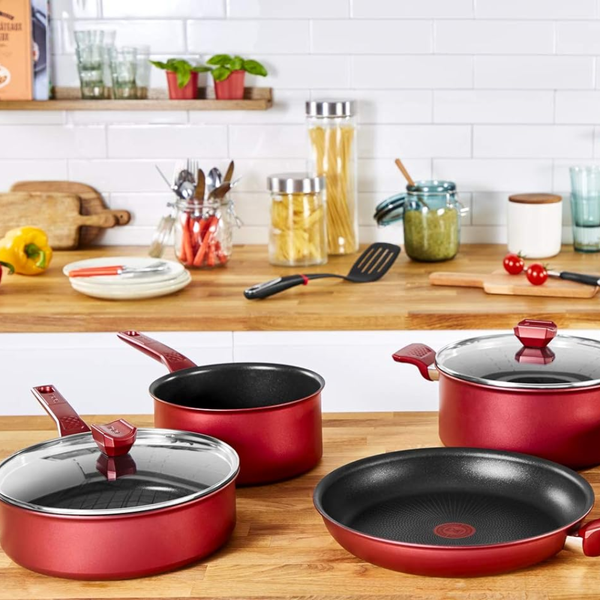 Quánh chống dính Tefal Daily Chef 16 cm 1,5 L màu đỏ - Germany S&T