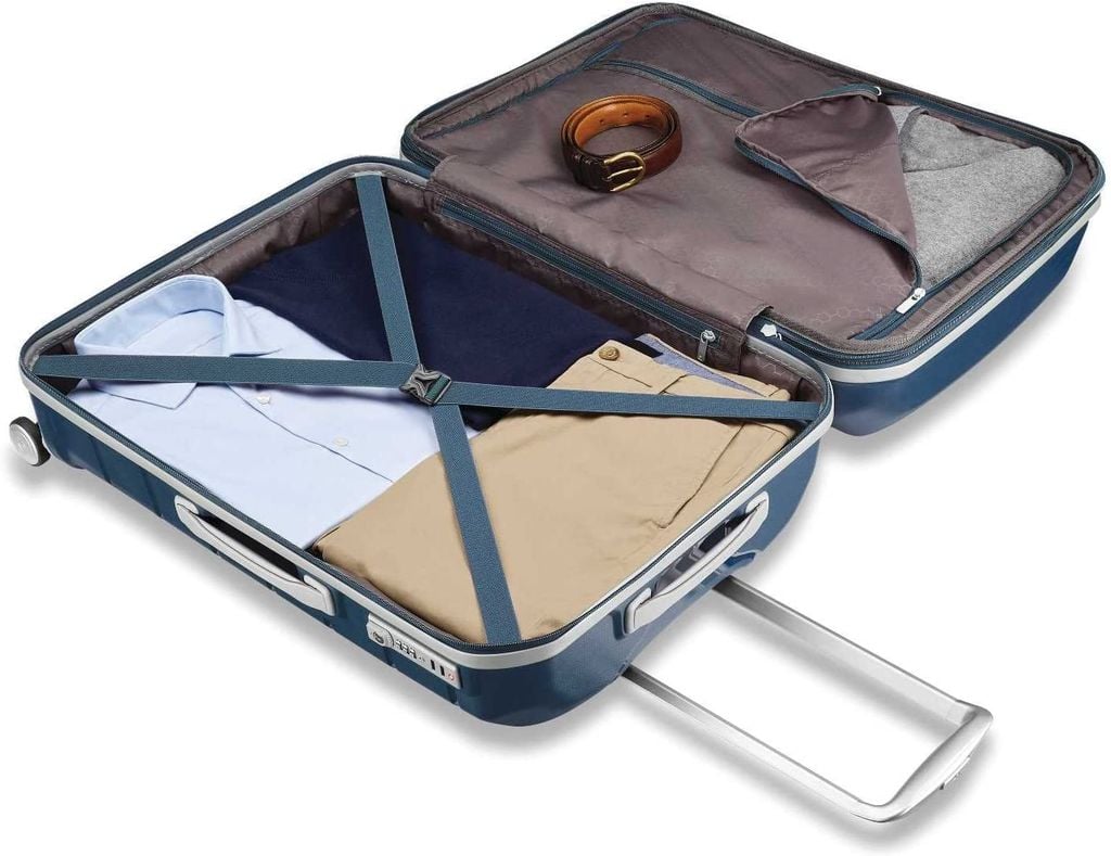 Vali Samsonite Freeform siêu bền size 20 màu xanh đậm (xanh navy)