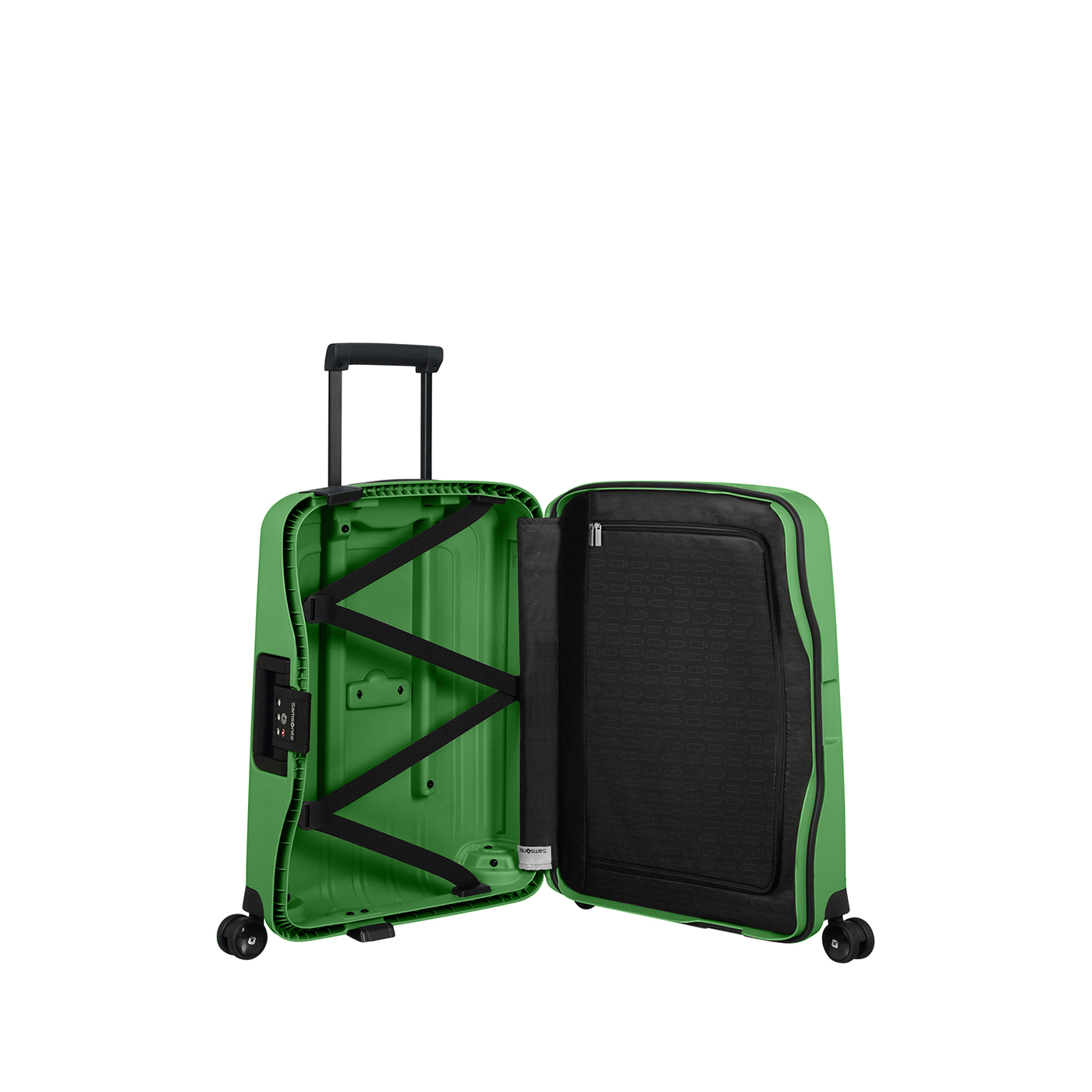 Vali Samsonite S cure size cabin (màu xanh chuối) made in EU - Germany S&T