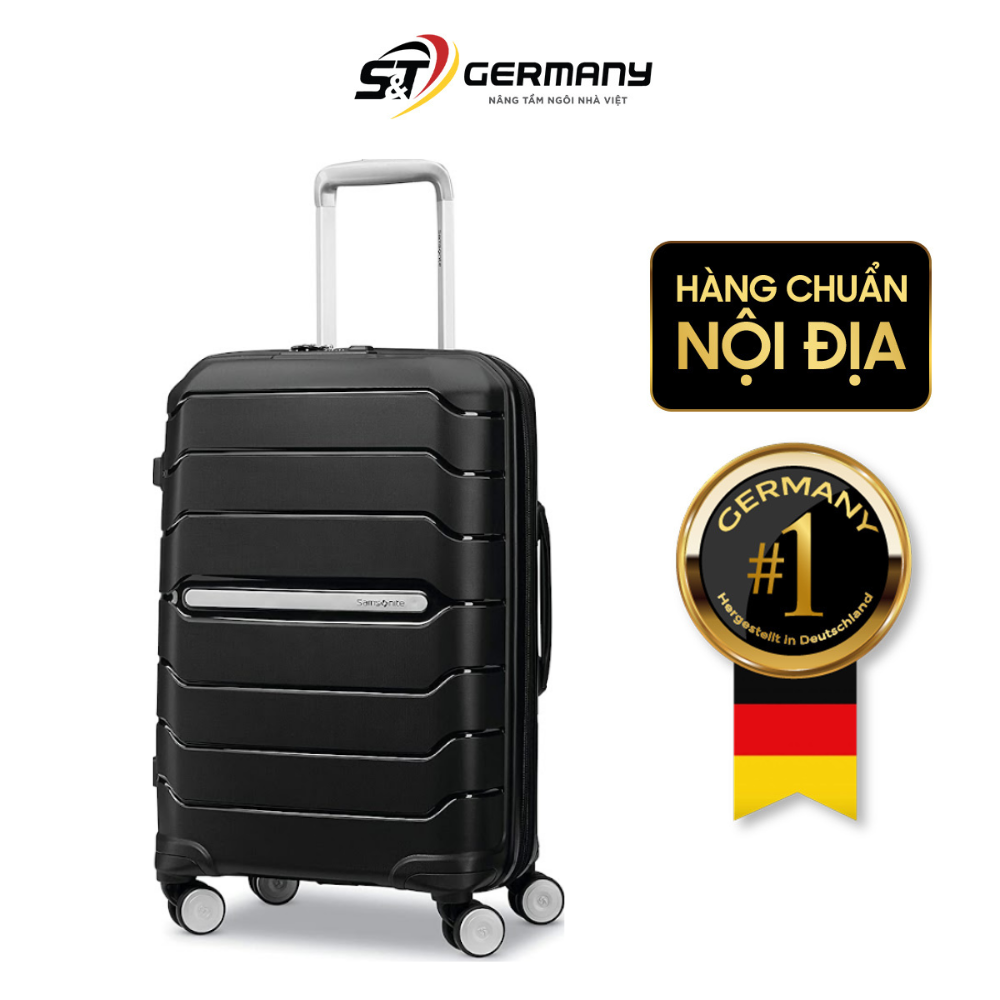 Vali Samsonite Freeform siêu bền size 20 Màu đen - Germany S&T