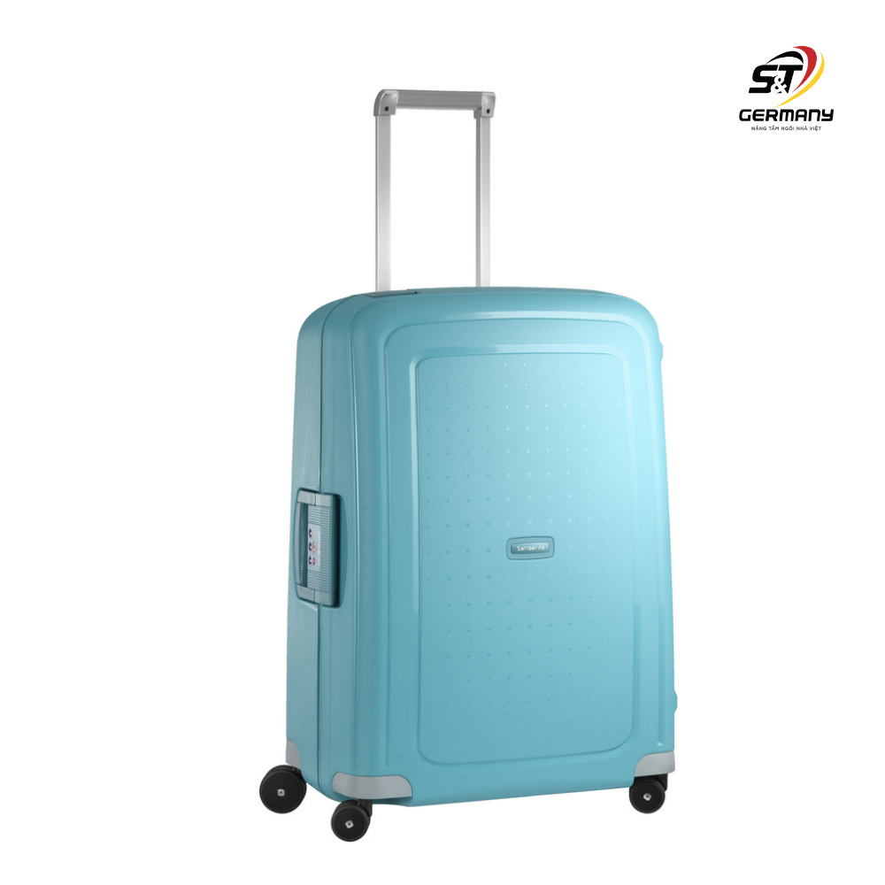 Vali Samsonite S cure size 28 màu xanh ngọc chính hãng - Germany S&T