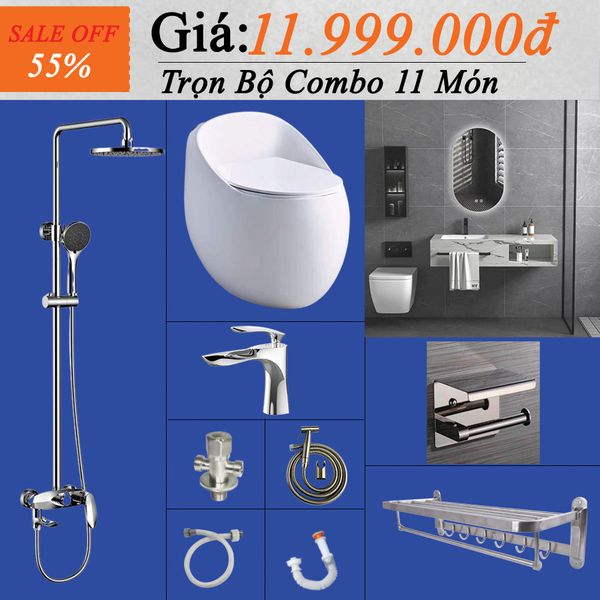 Combo Thiết Bị Vệ Sinh 08 – Kho Thiết Bị Vệ Sinh Chính Hãng
