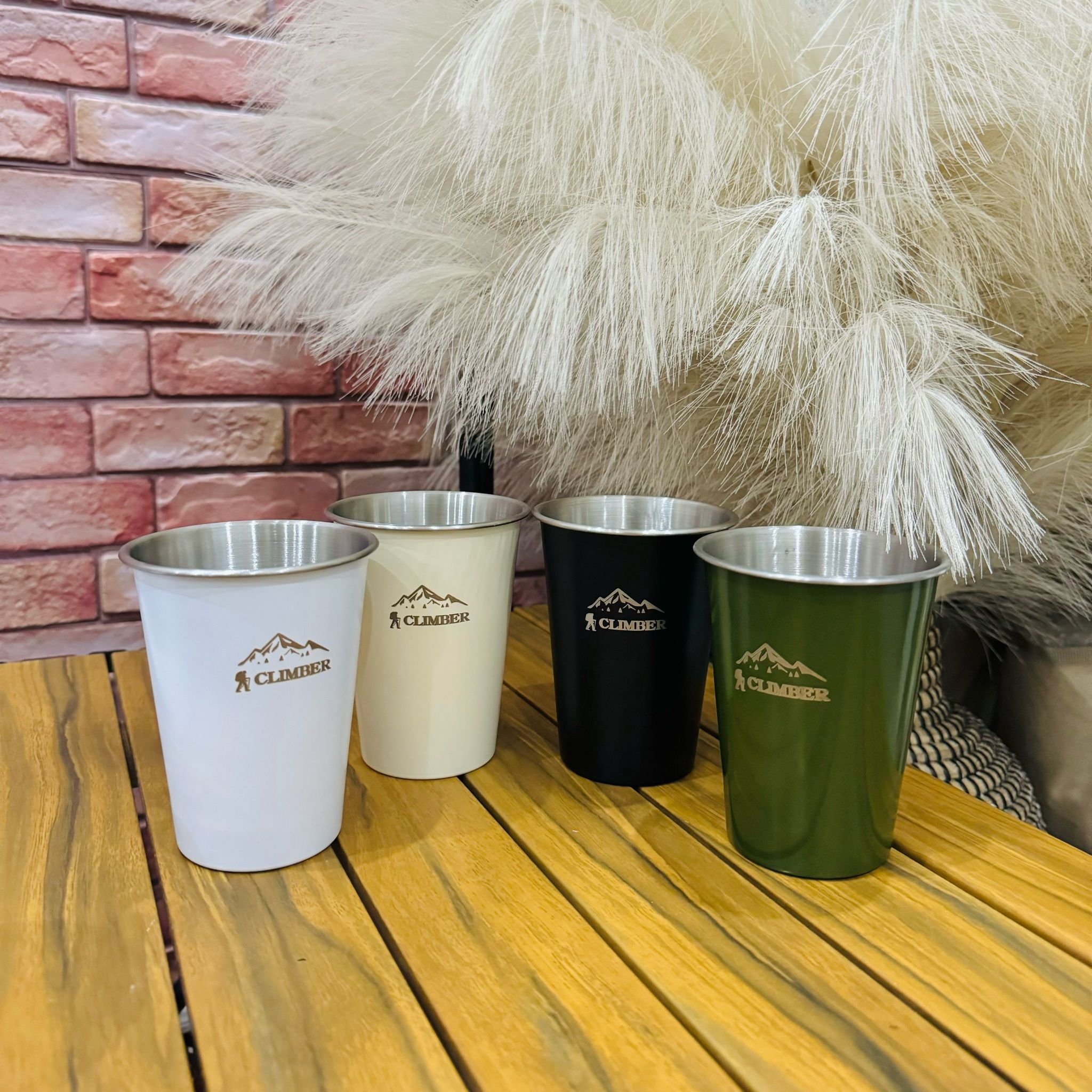 Set 4 cốc inox 304 chính hãng Contoose dung tích 350ml – Du mục Camping