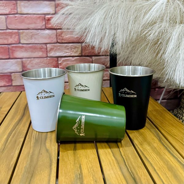 Set 4 cốc inox 304 chính hãng Contoose dung tích 350ml – Du mục Camping