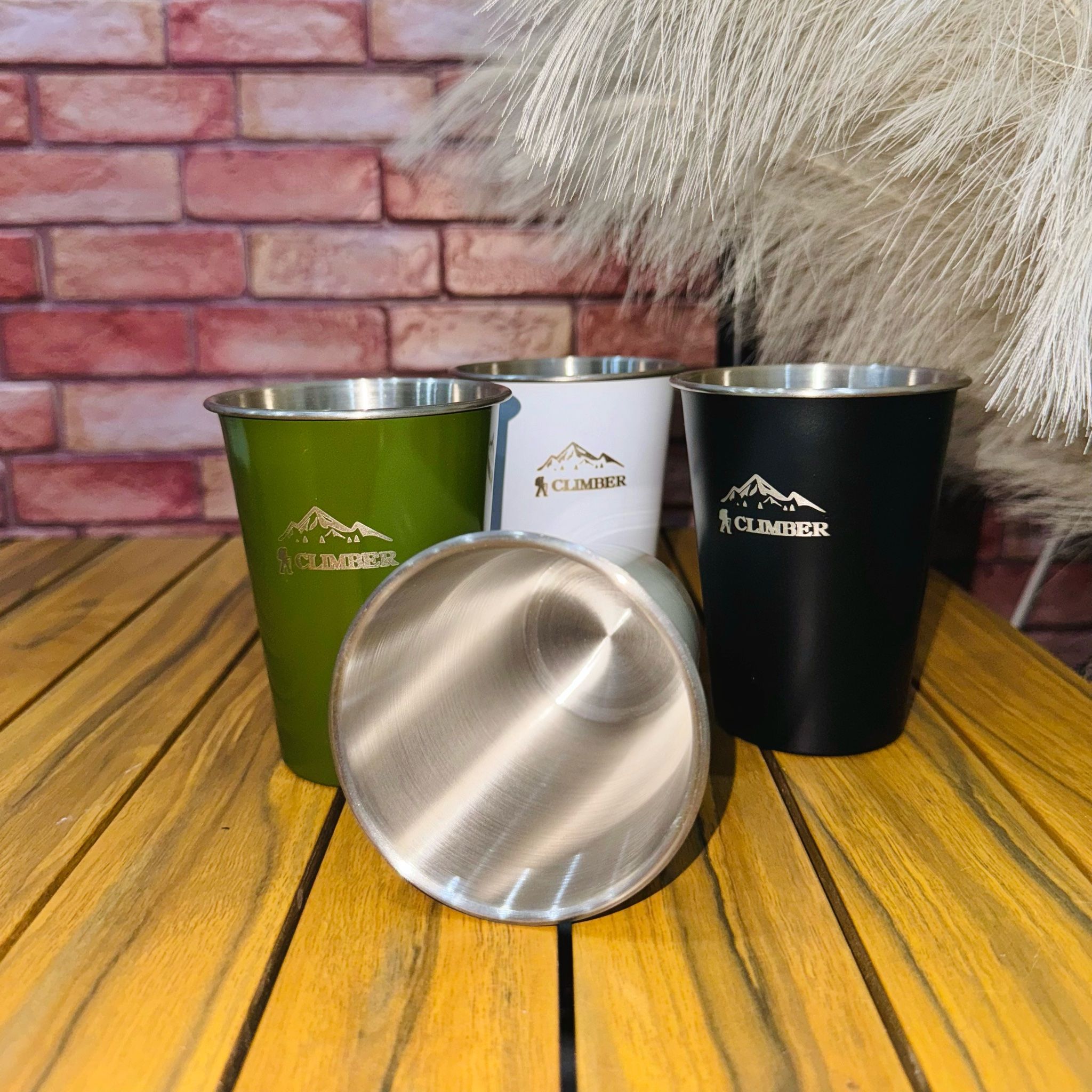 Set 4 cốc inox 304 chính hãng Contoose dung tích 350ml – Du mục Camping