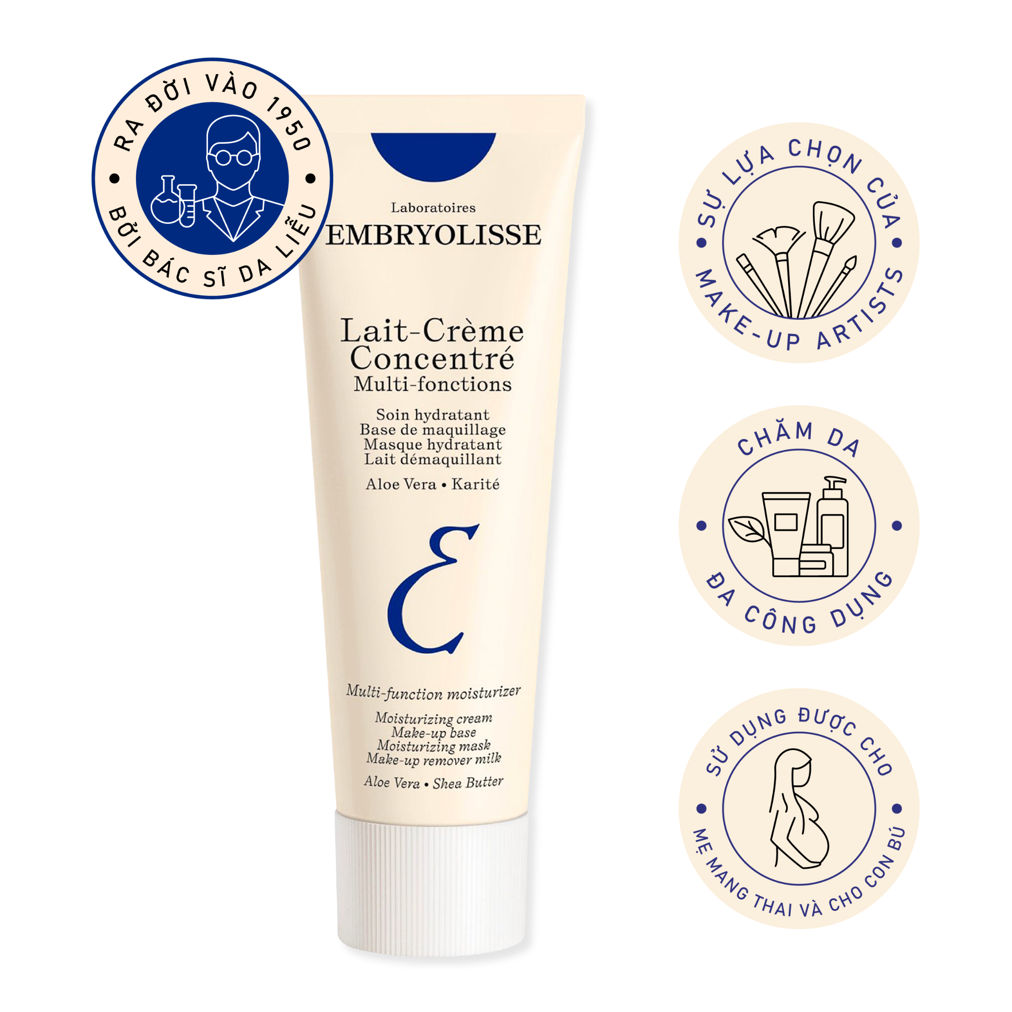 Kem Dưỡng Ẩm Phục Hồi Embryolisse Lait Creme Concentre 30ml - 75m ...