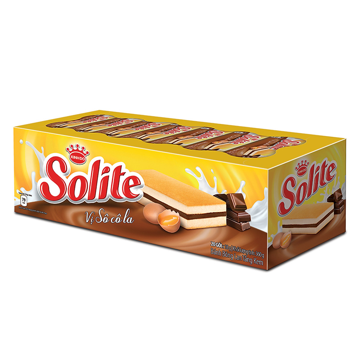 Bánh Bông Lan Solite Hương Socola 360g – shopsua165