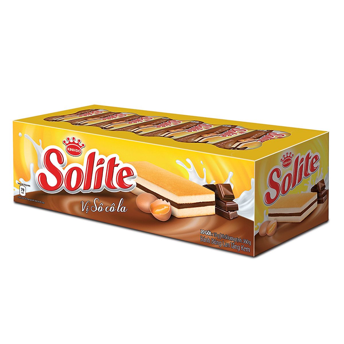 Bánh Bông Lan Solite Hương Socola 360g – shopsua165