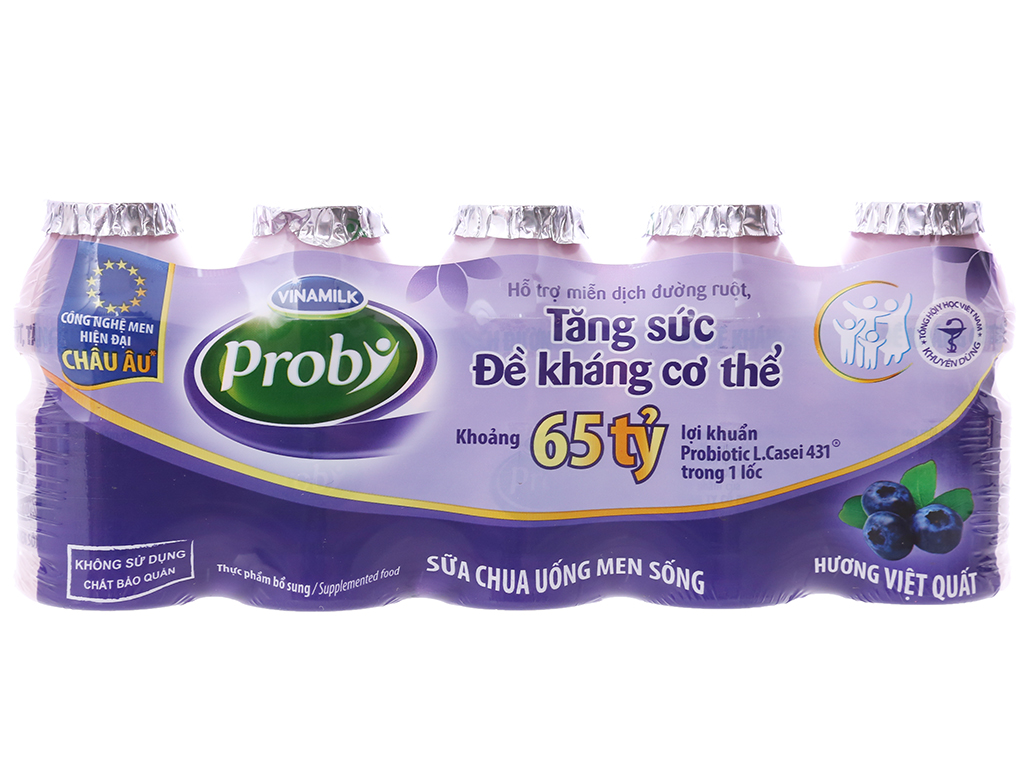 Lốc 5 Chai Sữa Chua Uống Probi Việt Quất 65ml – shopsua165