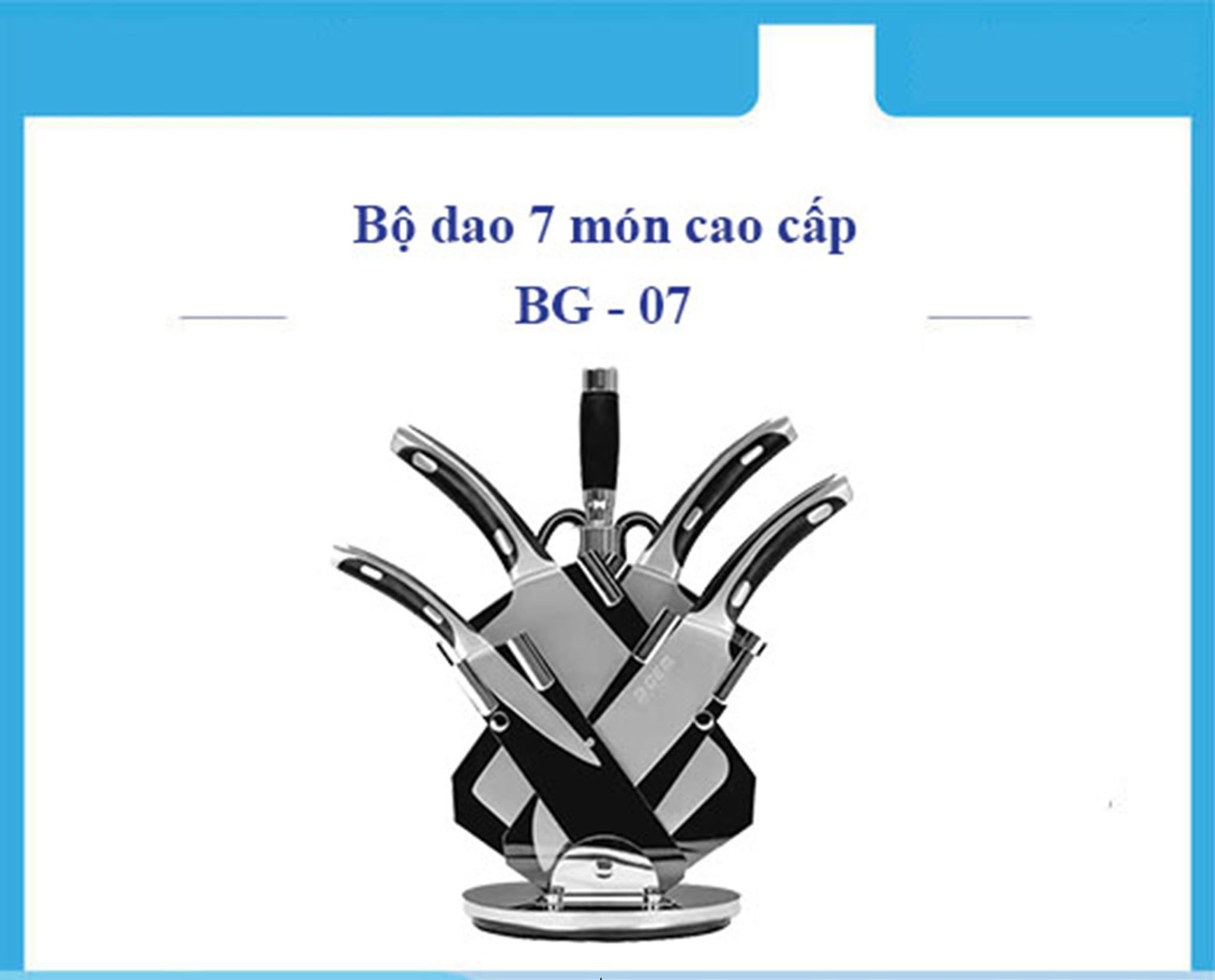 Bộ dao 7 món cao cấp Tnif-D07– SHOP NỘI THẤT NHÀ XINH