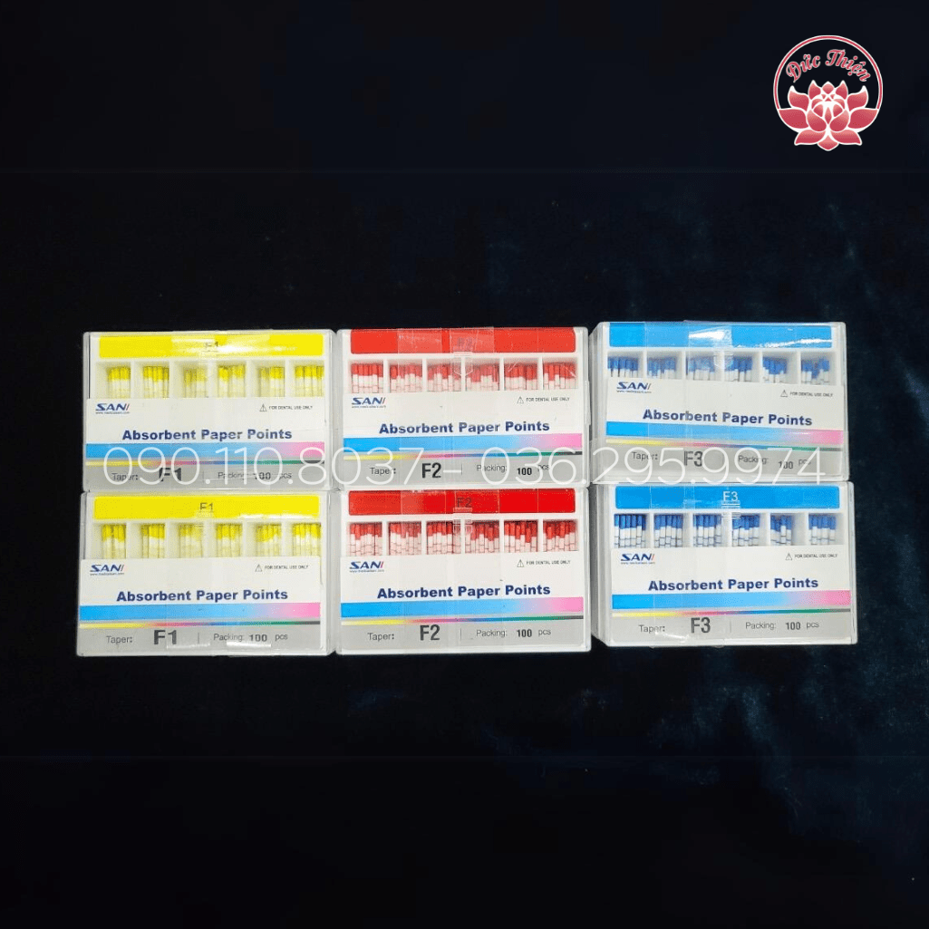 Cone Giấy Sani F1, F2, F3 - Sani Absortbent Paper Points – ĐỨC THIỆN ...