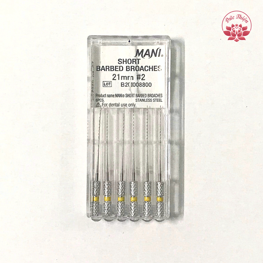 Trâm gai Short Barbed Broaches Mani - Đức Thiện Medical – ĐỨC THIỆN MEDICAL