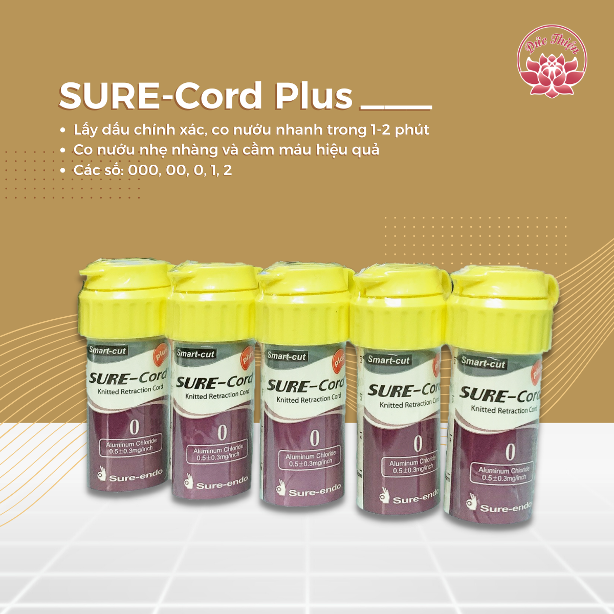 Chỉ co nướu Sure-Cord Plus - Đức Thiện Medical – ĐỨC THIỆN MEDICAL