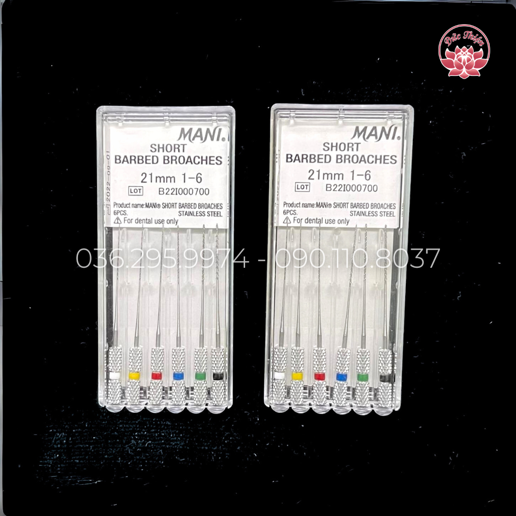 Trâm gai Short Barbed Broaches Mani - Đức Thiện Medical – ĐỨC THIỆN MEDICAL