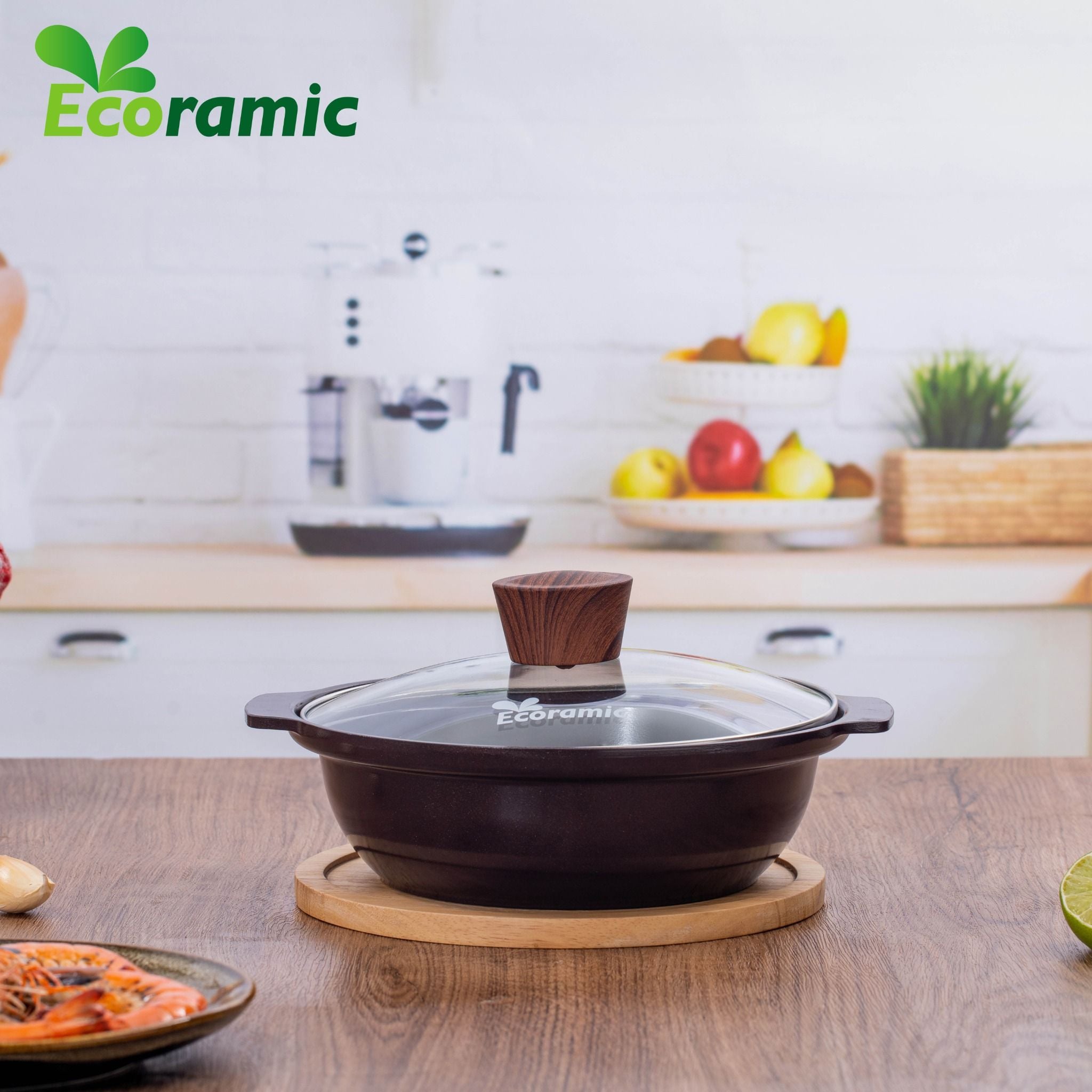 Nồi Kho Đáy Từ Ecoramic Bling Size 24 – Ecoramic Việt Nam