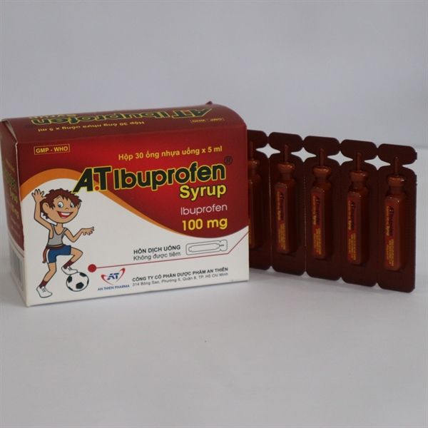 A.t ibuprofen syrup 100mg hộp 30 ống