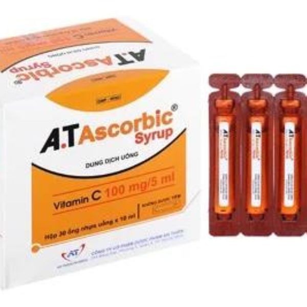 A.t ascorbic syrup hộp 30 ống có tốt không? Gía bao nhiêu?