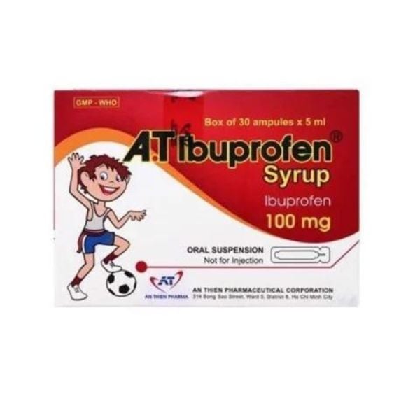 A.t ibuprofen syrup 100mg hộp 30 ống