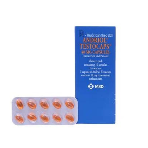 Andriol 40mg hộp 30 viên