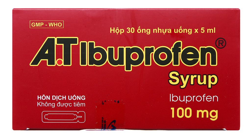 A.t ibuprofen syrup 100mg hộp 30 ống