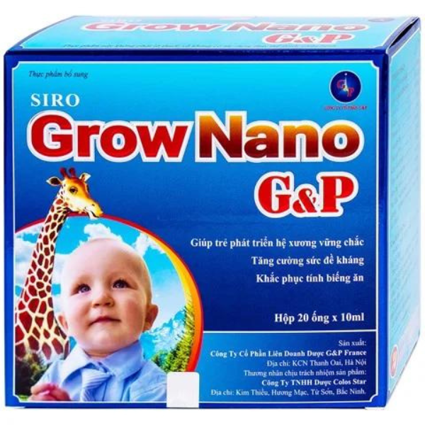 Canxi Nano Gold GP hộp 20 ống Có Tốt Không? Giá Bao Nhiêu?