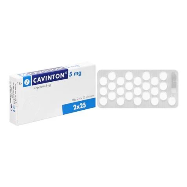 Cavinton 5mg hộp 50 viên