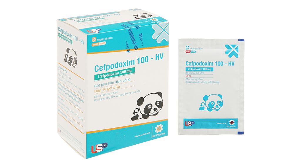 Thuốc Kháng Sinh Cefpodoxim 100mg HV Có Tốt Không ? Giá Bao Nhiêu