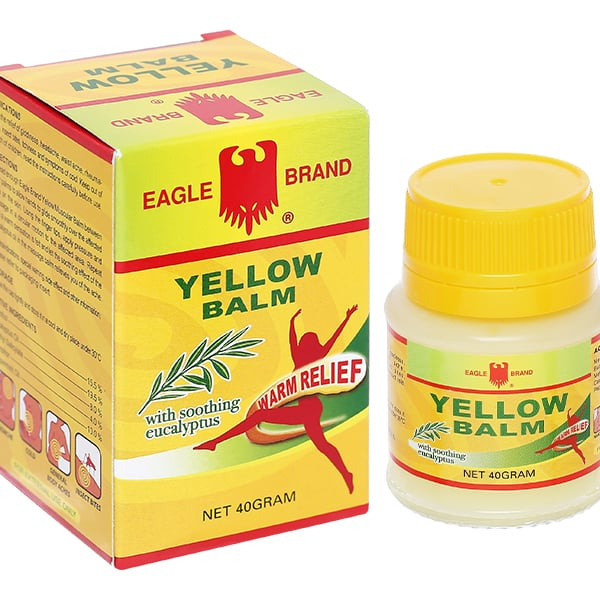 Dầu xoa Eagle Brand Yellow Balm lọ 40g Có Tốt Không? Giá Bao Nhiêu